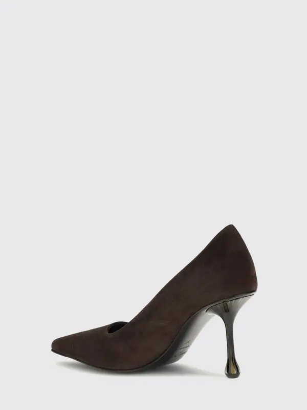 JIMMY CHOO Ixia Suede Pumps With High Teardrop Heel