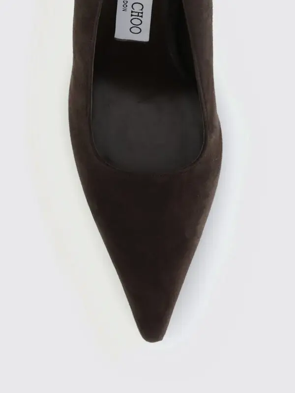 JIMMY CHOO Ixia Suede Pumps With High Teardrop Heel