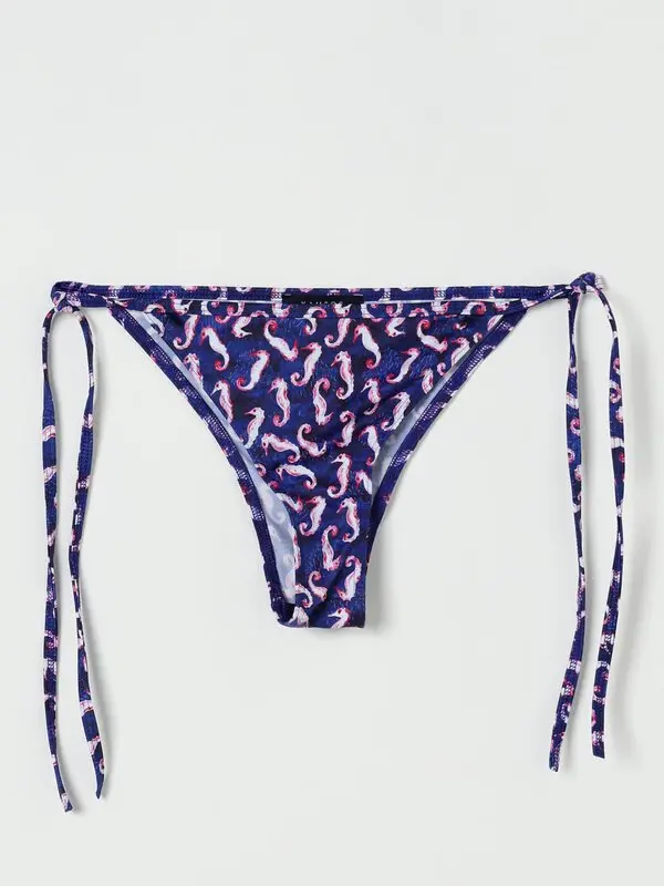 KAMPOS Bikini Bottom With Seahorse Print And Side Ties
