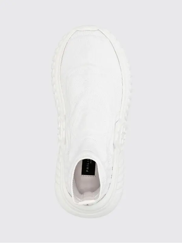 Philipp Plein High-top Knit Sock Sneakers With Chunky Sole