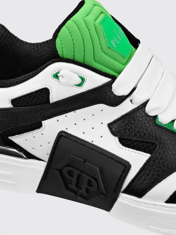 Philipp Plein Phantom Street Leather And Suede Sneakers