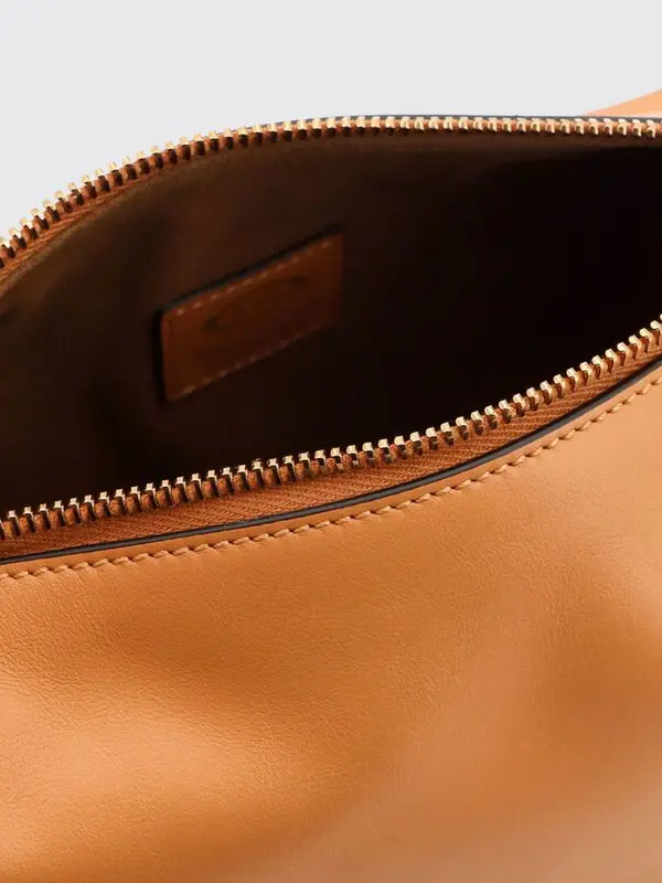TOD'S Studded Leather Handbag - Brown