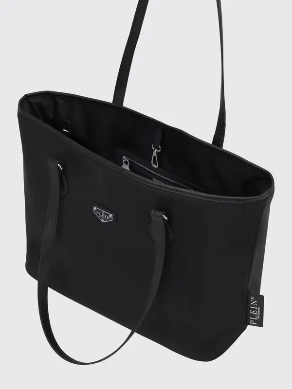 Philipp Plein Nylon Tote Bag With Double Handle And Removable Inner Pouch