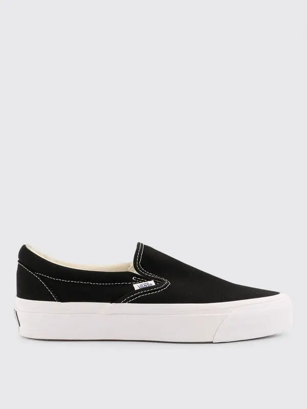 VANS Lx Classic Slip-on 98 Canvas Platform Sneakers - Black 1