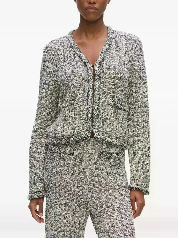 Karl Lagerfeld Bouclé-knit Cardigan