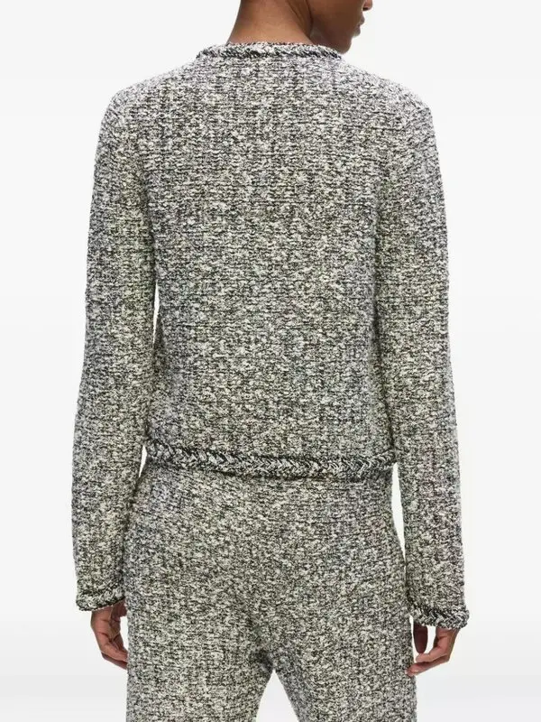 Karl Lagerfeld Bouclé-knit Cardigan