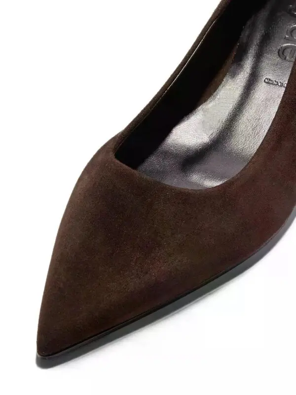 AeydĒ Judi Pointed-toe Suede Pumps