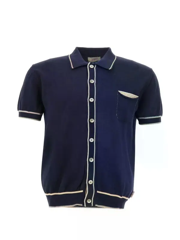 BOB Brett Contrast-trim Shirt