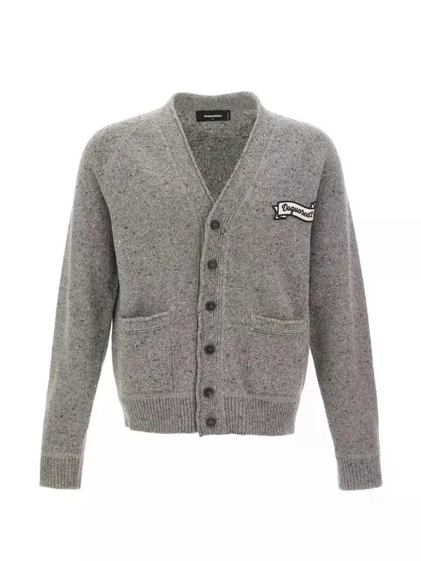 Dsquared2 Logo-patch V-neck Cardigan