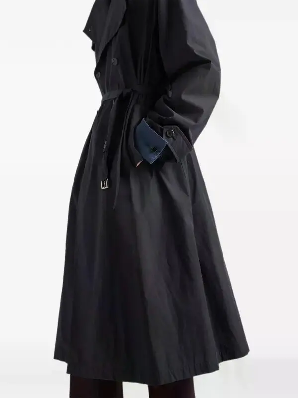 Prada Double-breasted Belted Coat