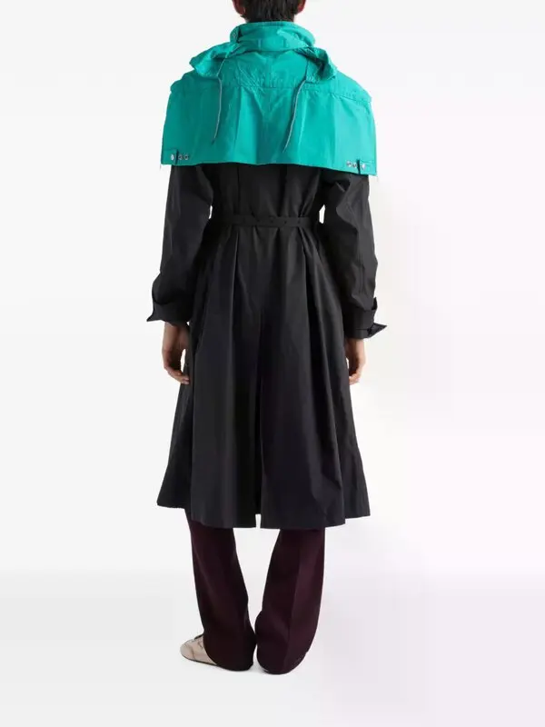 Prada Double-breasted Belted Coat