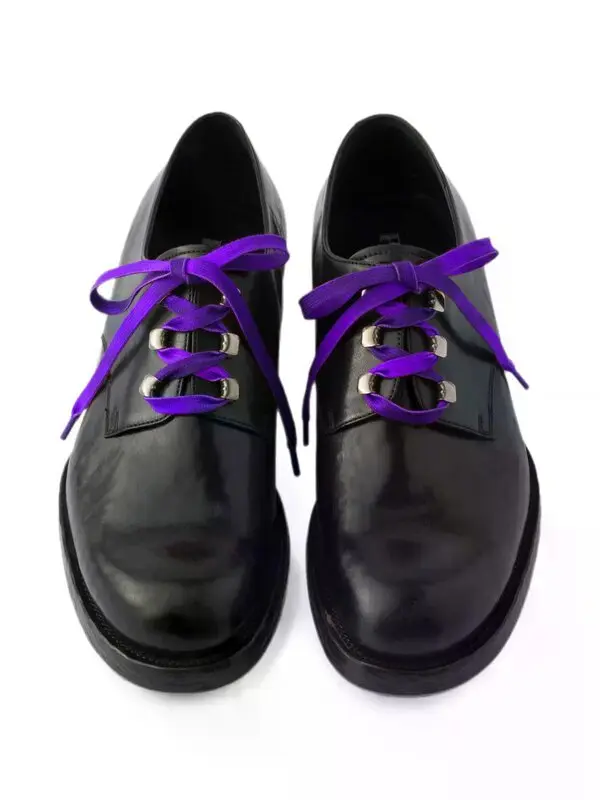 Prada Antiqued Leather Lace-up Shoes
