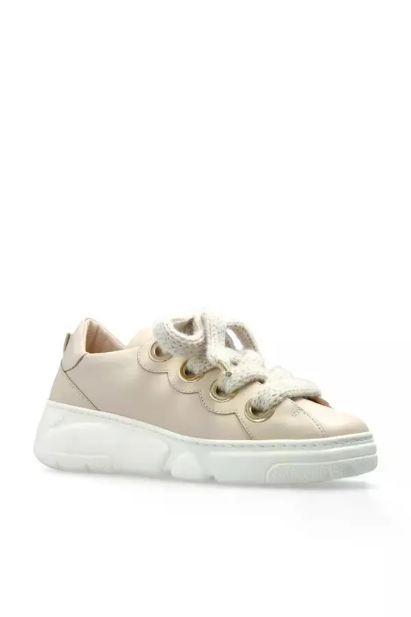 Agl Soft Bubble Leather Sneakers