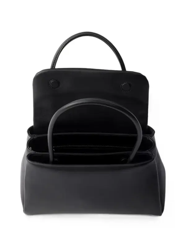 Prada Small Leather Bag With Re-nylon Flap