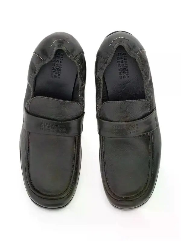 MAISON MARGIELA Swing-toe Leather Loafers