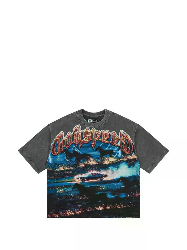 GODSPEED Horsepower Graphic-print T-shirt
