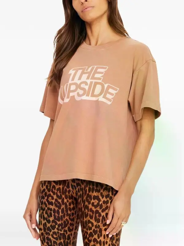 The Upside Logo Print Cotton T-shirt
