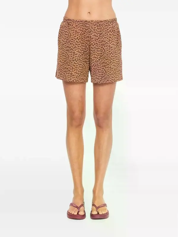 The Upside Darcy Leopard-print Shorts
