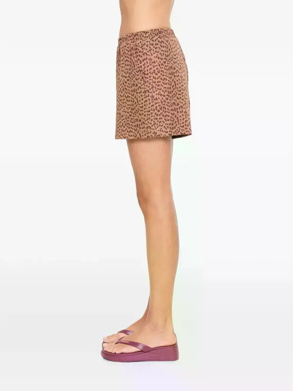 The Upside Darcy Leopard-print Shorts