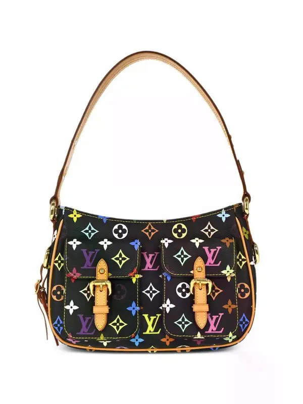LOUIS VUITTON 2005 Monogram Multicolore Lodge Pm Shoulder Bag - Black