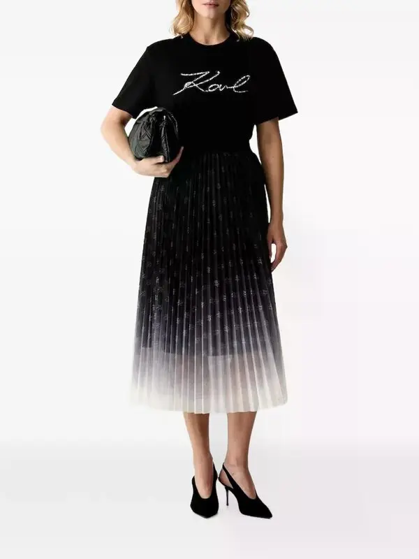 Karl Lagerfeld Pleated Skirt