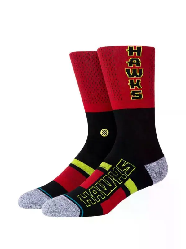 Stance Nba Atlanta Hawks Crew Socks - Red
