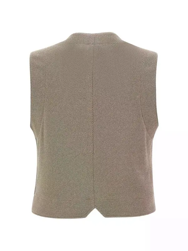 BOB Microtextured Button-up Waistcoat