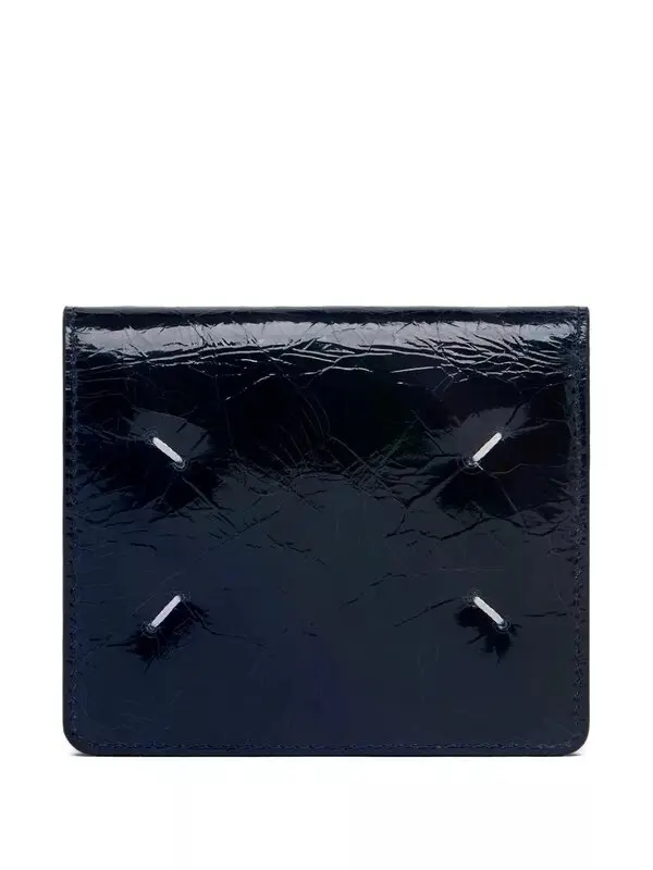 MAISON MARGIELA Four Stitches Crackled Leather Wallet