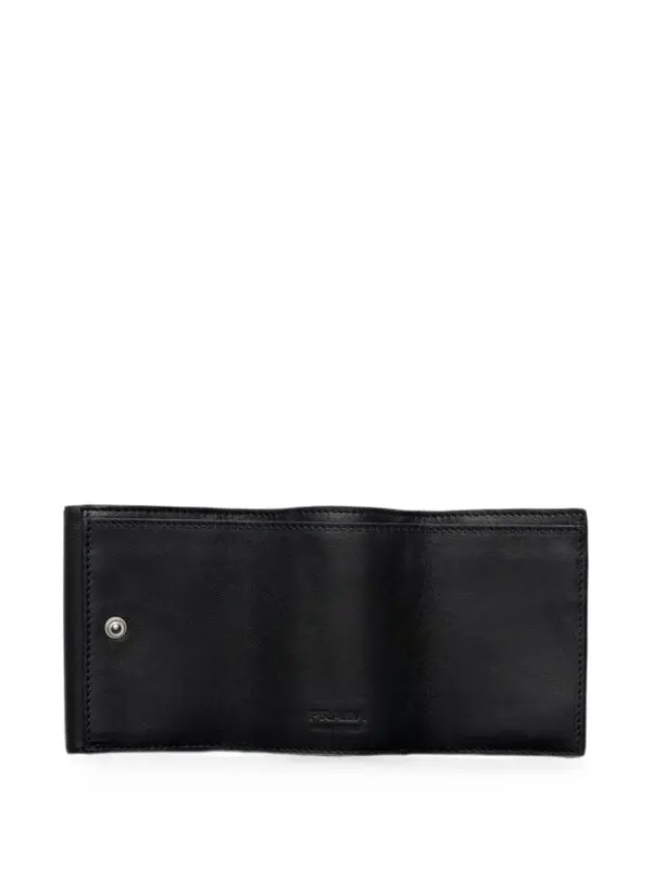 Prada Small Antiqued Leather Wallet