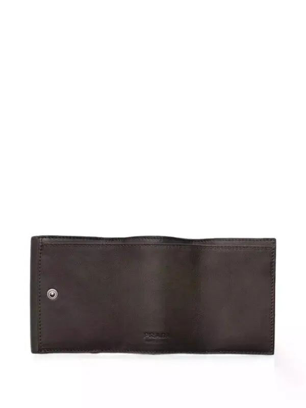 Prada Small Antiqued Leather Wallet