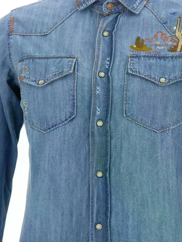 BOB Embroidered Denim Shirt