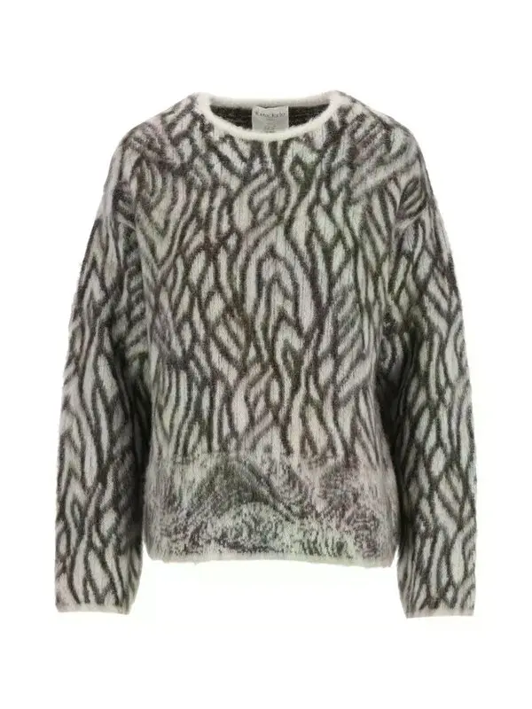 FORTE_FORTE Plumes De Heron Jacquard-knit Sweater