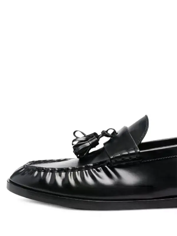 THE ROW Leather Tassel Detail Loafers