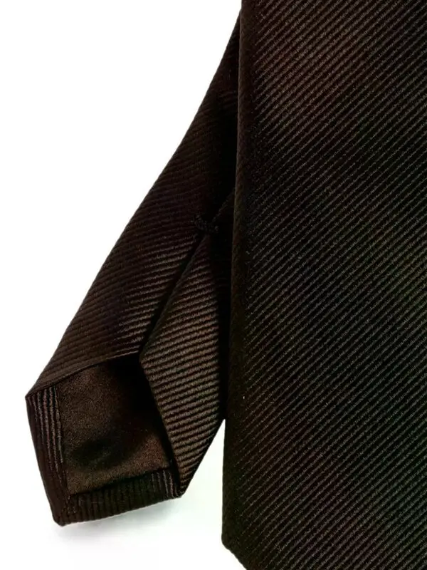Giorgio Armani Diagonal Stripe Silk Neck Tie