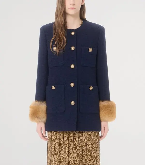 Valentino Garavani Virgin Wool Peacoat