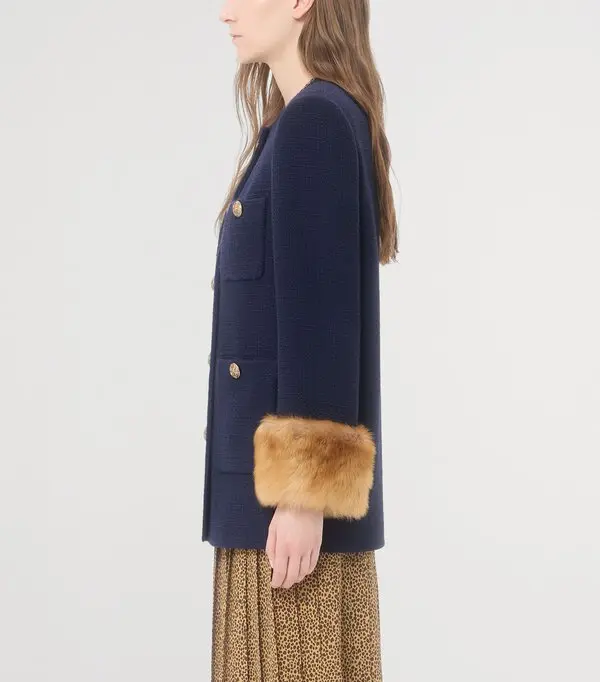 Valentino Garavani Virgin Wool Peacoat