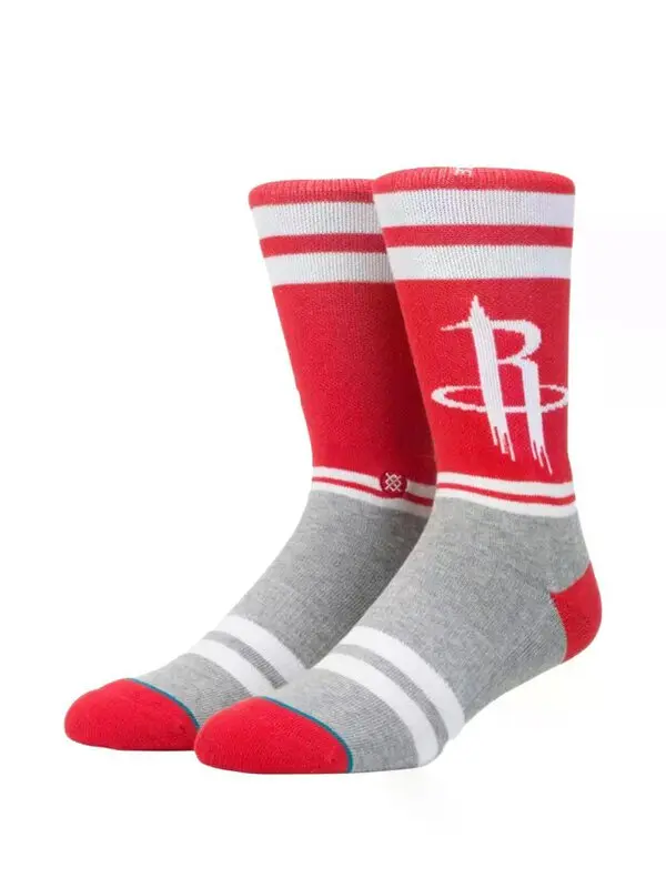Stance Nba Houston Rockets Crew Socks - Red