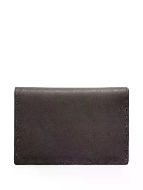 Prada Antiqued Leather Card Holder