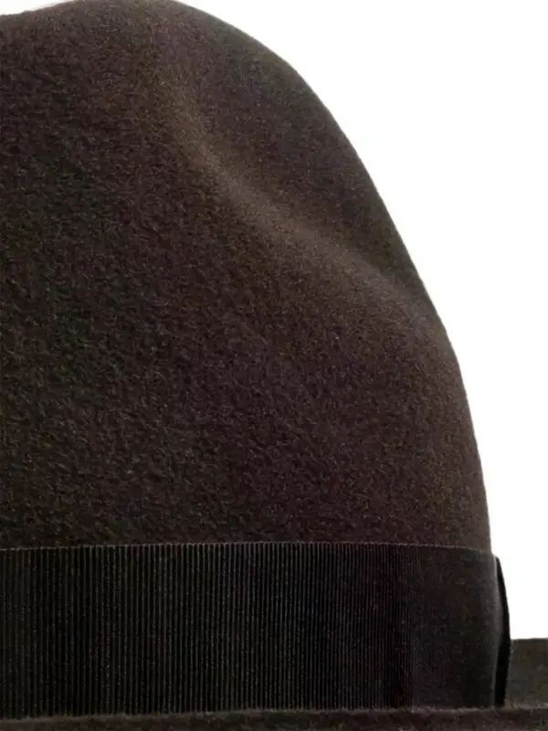 Giorgio Armani Grosgrain-trim Fedora Hat
