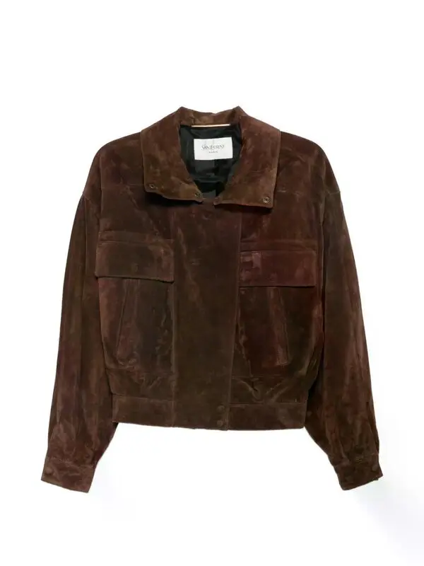 Saint Laurent Zip-fastening Suede Jacket
