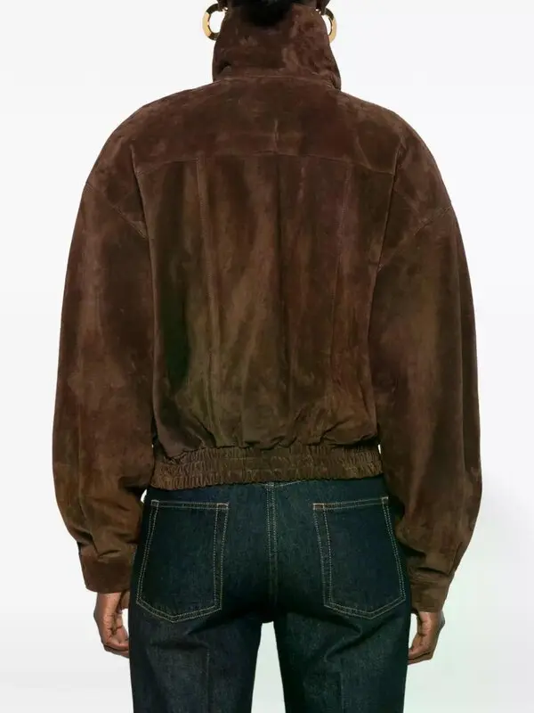 Saint Laurent Zip-fastening Suede Jacket