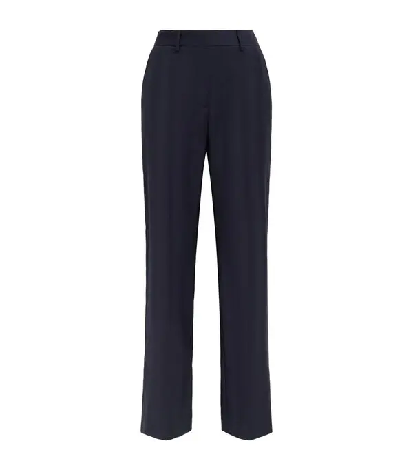 BLAZÉ MILANO Virgin Wool Check Lundy Tailored Trousers
