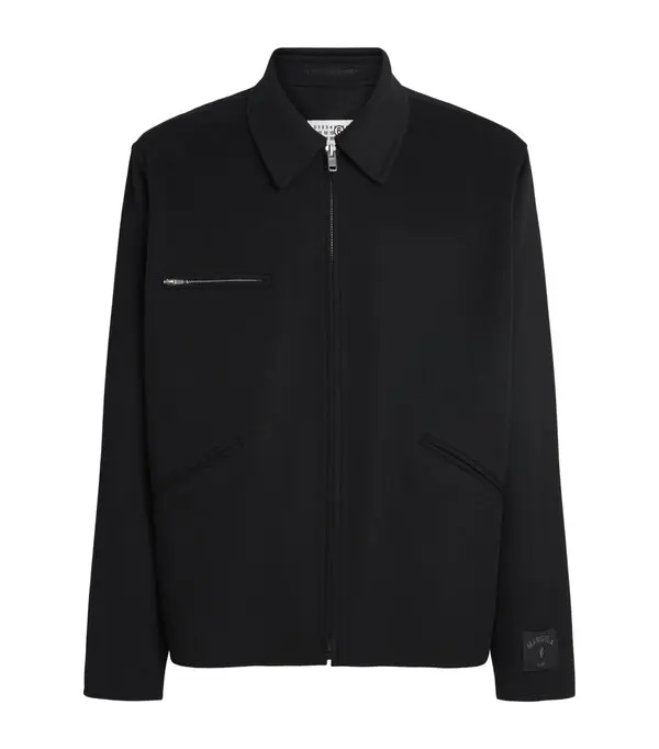 MAISON MARGIELA Wool Zip-up Jacket