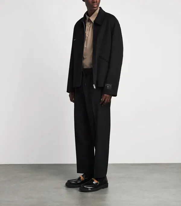 MAISON MARGIELA Wool Zip-up Jacket
