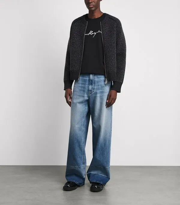 MAISON MARGIELA Panelled Wide-leg Jeans