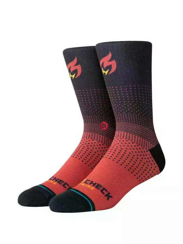 Stance X Nba Miami Heat Crew Socks - Red