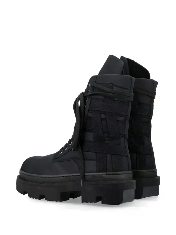 Rick Owens Army Megatooth Lace-up Boots