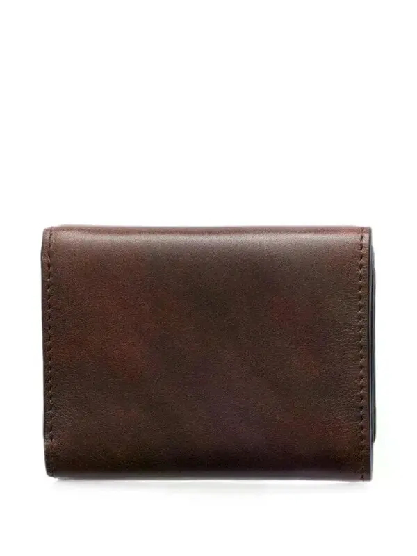 Prada Small Antiqued Leather Wallet