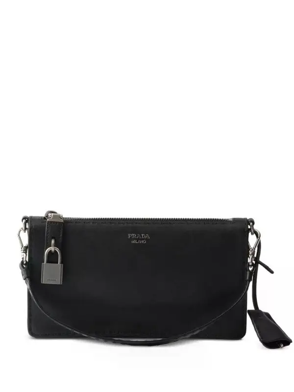 Prada Antiqued Leather Pouch