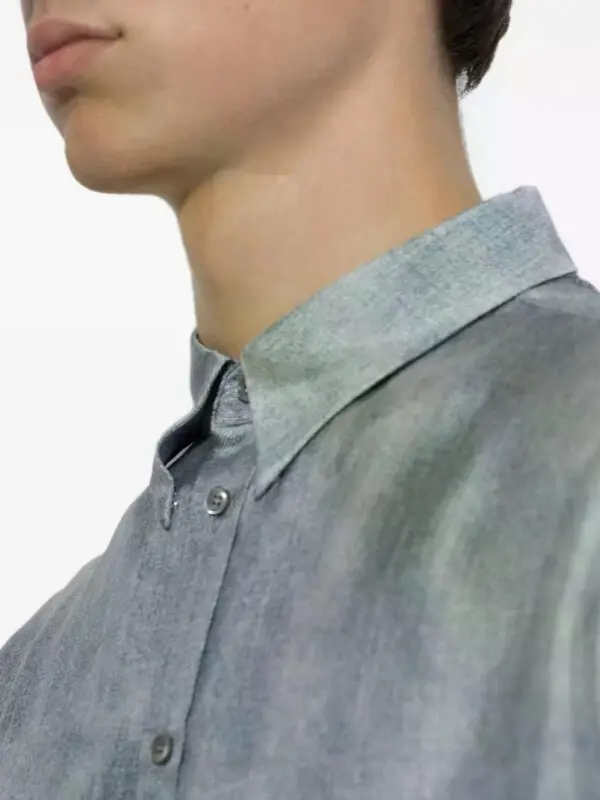 Giorgio Armani Button-down Silk Shirt